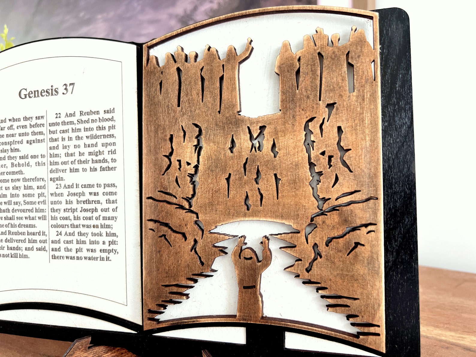 Joseph Thrown Into the Pit Bible Add On, Bible Display Svg, Bible ...