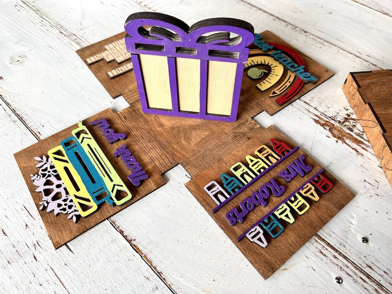 Teacher Explosion Box Svg Teacher Gift Svg Teacher - Etsy