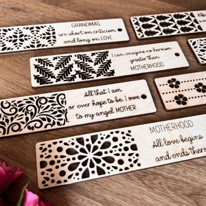 Mother's Day Bookmarks SVG Bundle SCORED File, Dxf, Pdf, Cdr, Ai, SVG ...