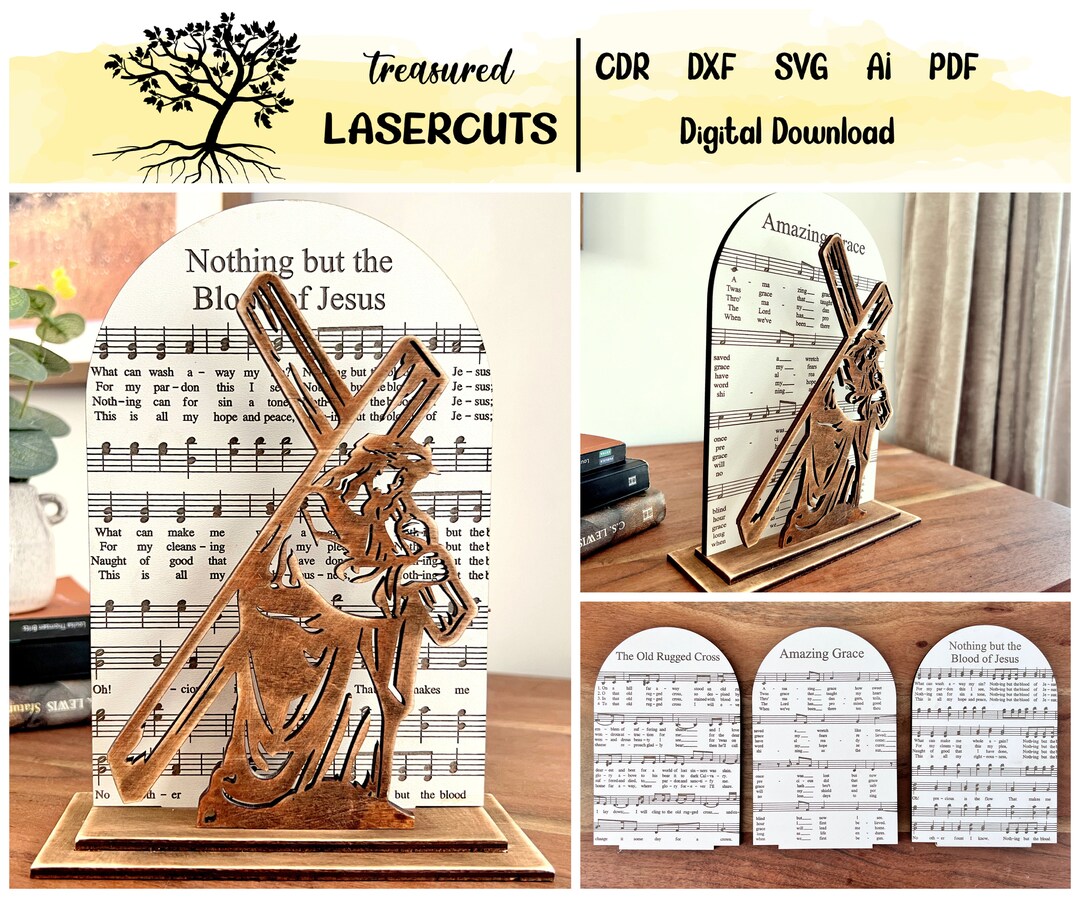 Easter Svg Files, Easter Laser Cut, Religious Easter Svg, Easter Files ...