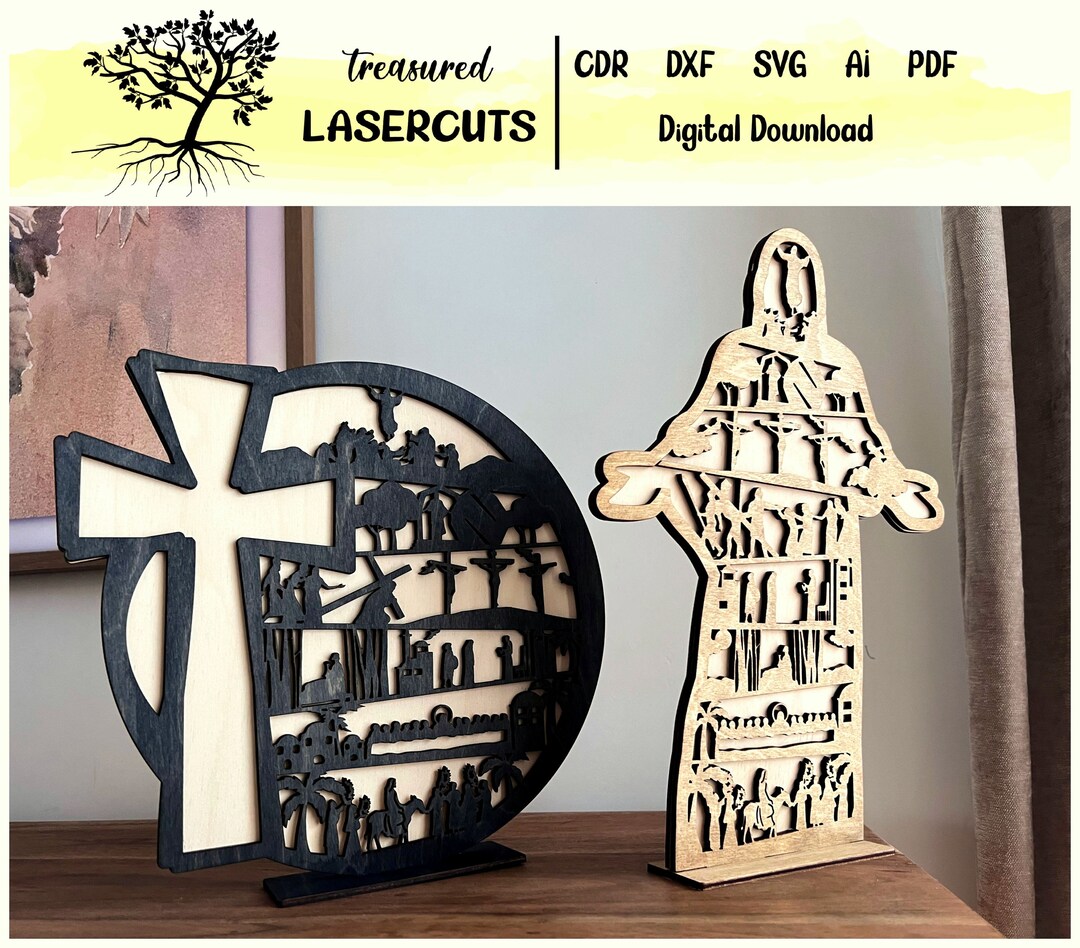 Easter Story SVG BUNDLE Jesus With Stand Resurrection Jesus - Etsy