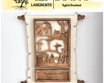 As for Me and My House Scroll Add On, Religious Display Svg, Scroll ...