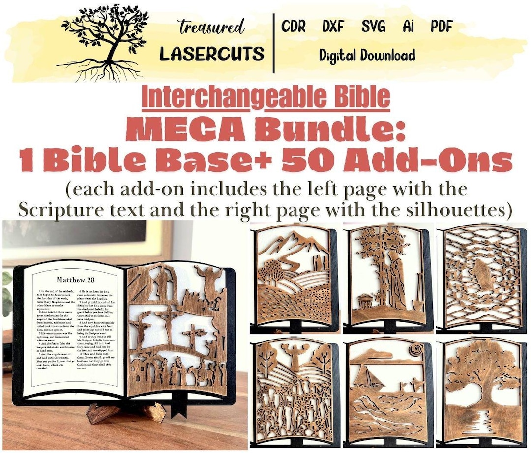 Mega Bundle Bible Decoration Interchangeable Sign Svg,, Bible Shelf ...