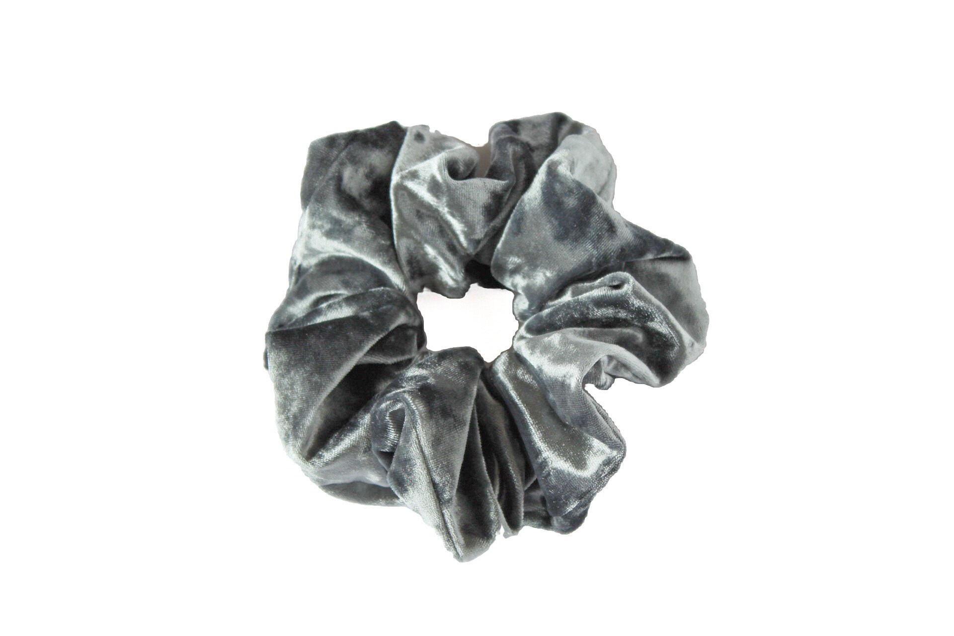 half price sale Dark Gray Velvet Scrunchie | Fashion Hair Accessories ...