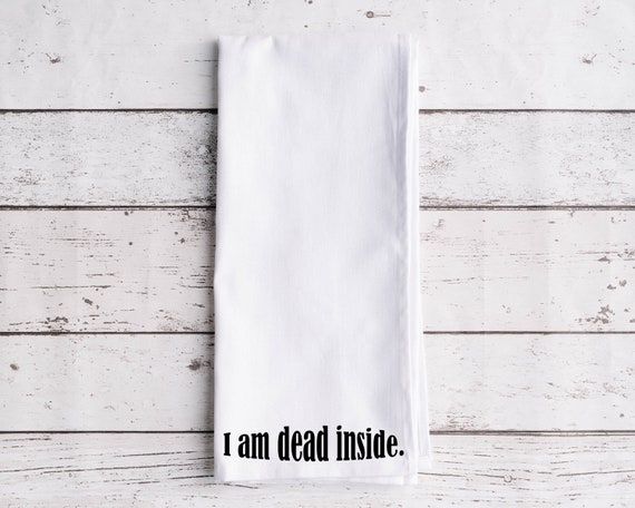 I Am Dead Inside Michael Scott Quote the Office Kitchen | Etsy
