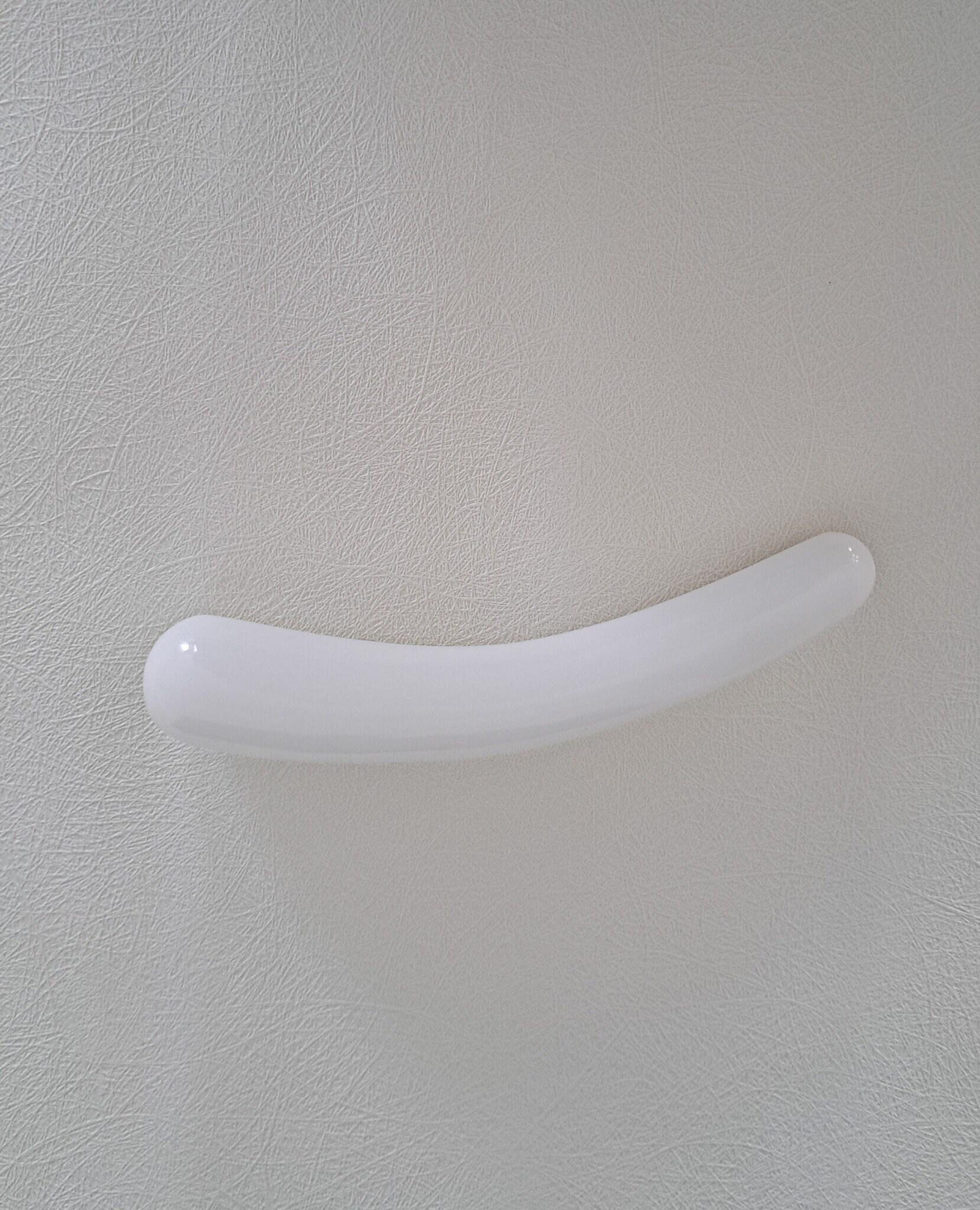 Curved White Jade Crystal Wand Healing Stick White Jade Crystal Healing ...