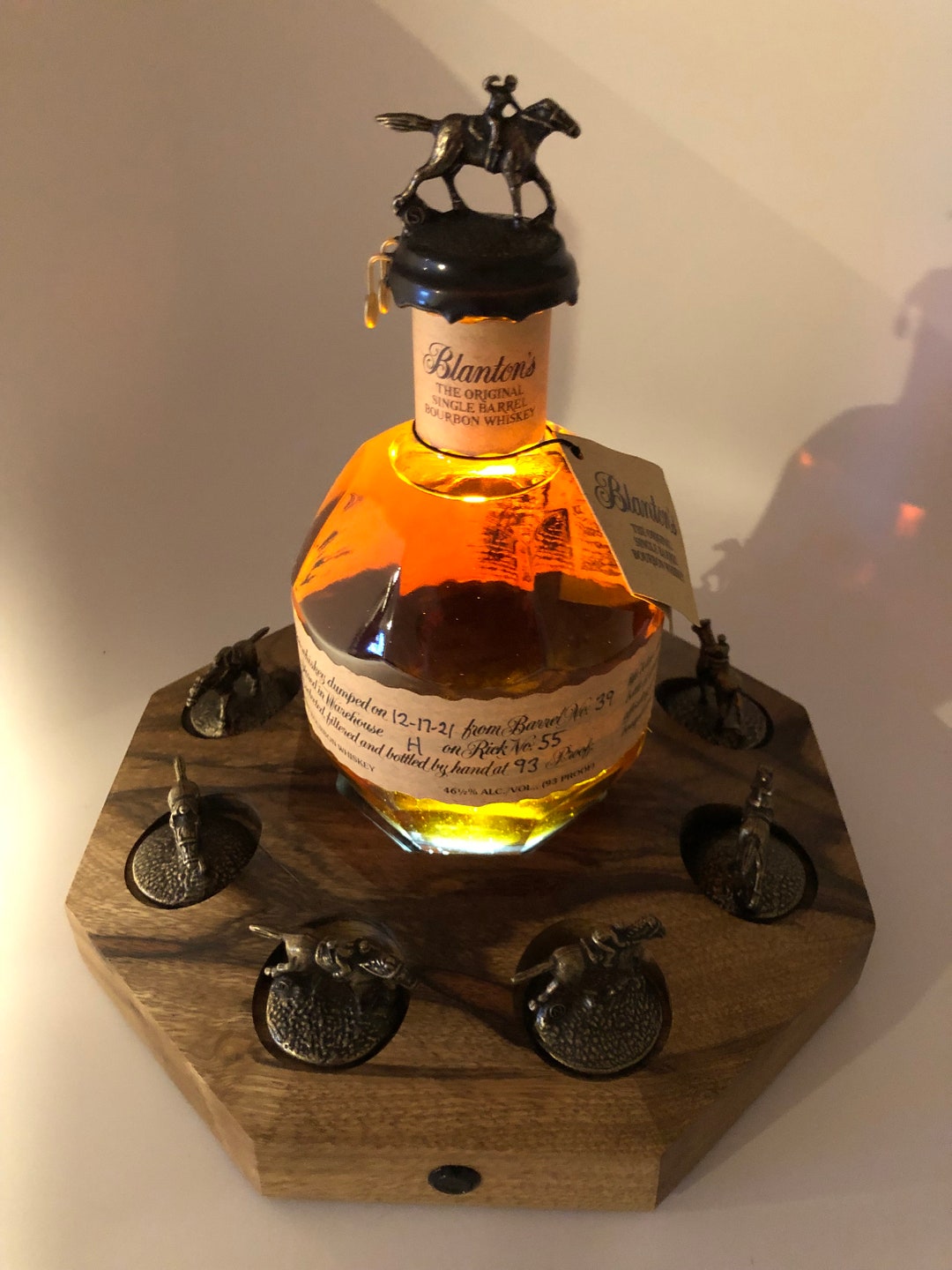 Blanton's Stopper Display, Black Limba, LED Light, On/off Switch, 12V ...