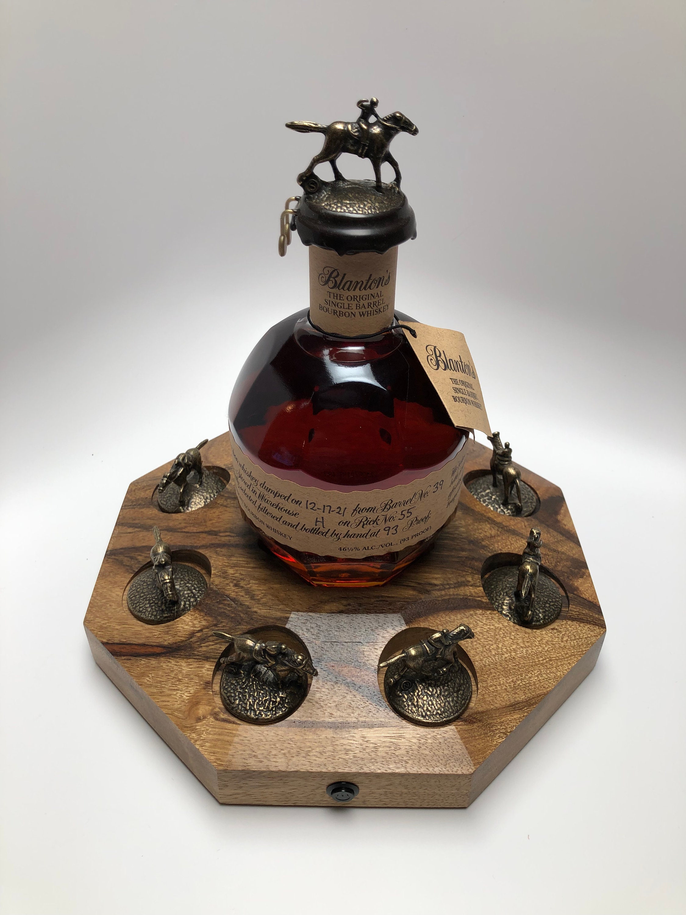 Blanton's Stopper Display, Black Limba, LED Light, On/off Switch, 12V ...