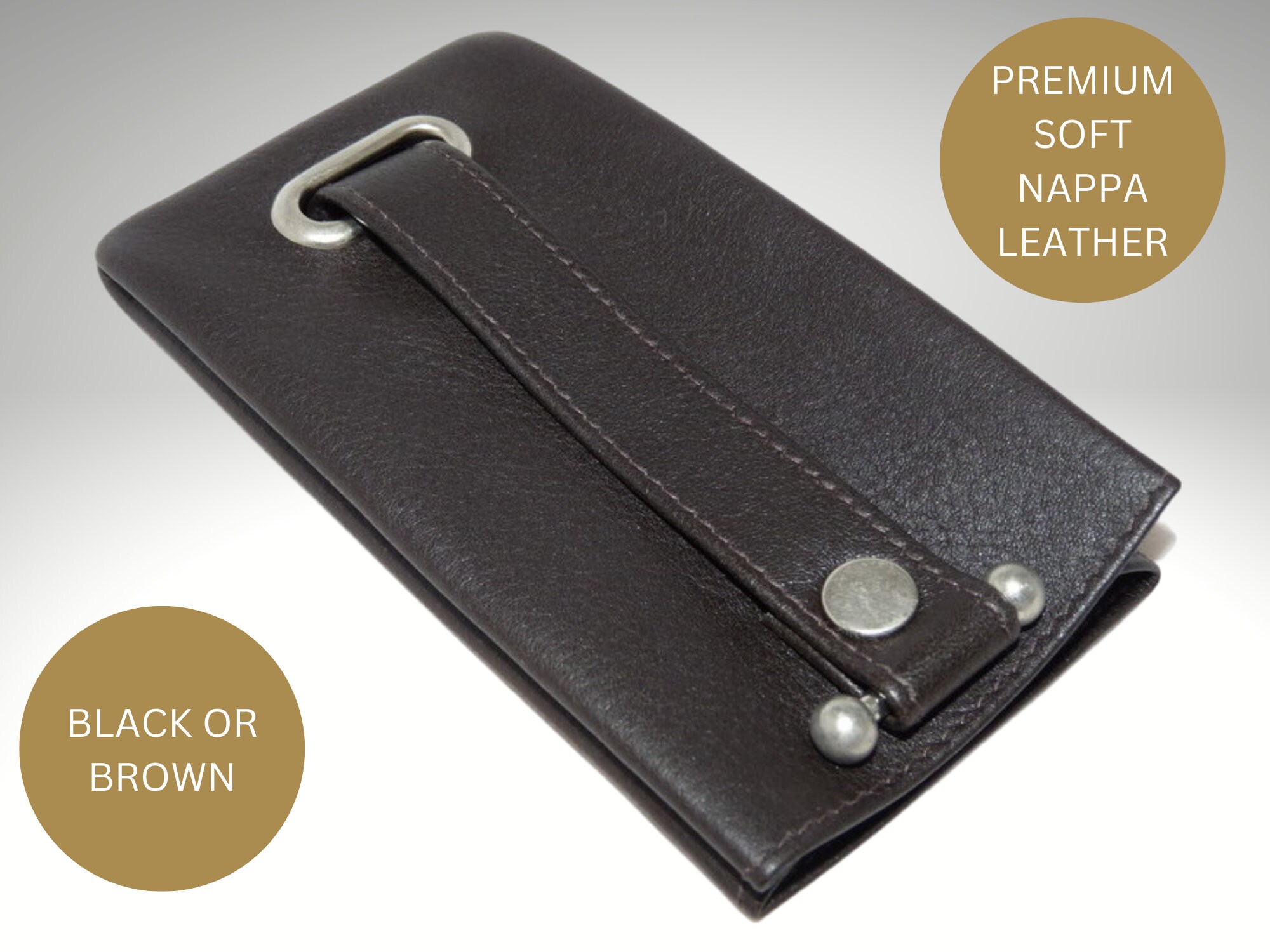 Soft Premium Leather Bell Key Case - Etsy UK