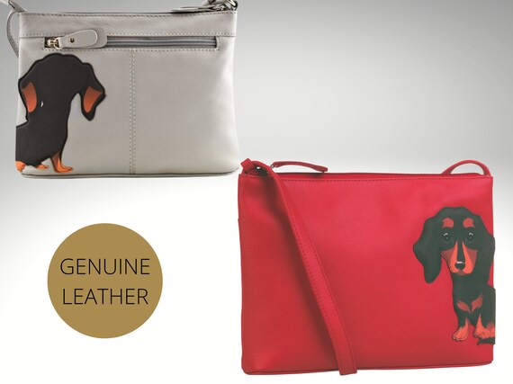 Soft Premium Leather Sausage Dog Daxi Crossbody Bag Dachshund - Etsy