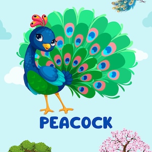 Educational Birds Flashcards, 44 Printable Pages, Enhance Your Child's ...