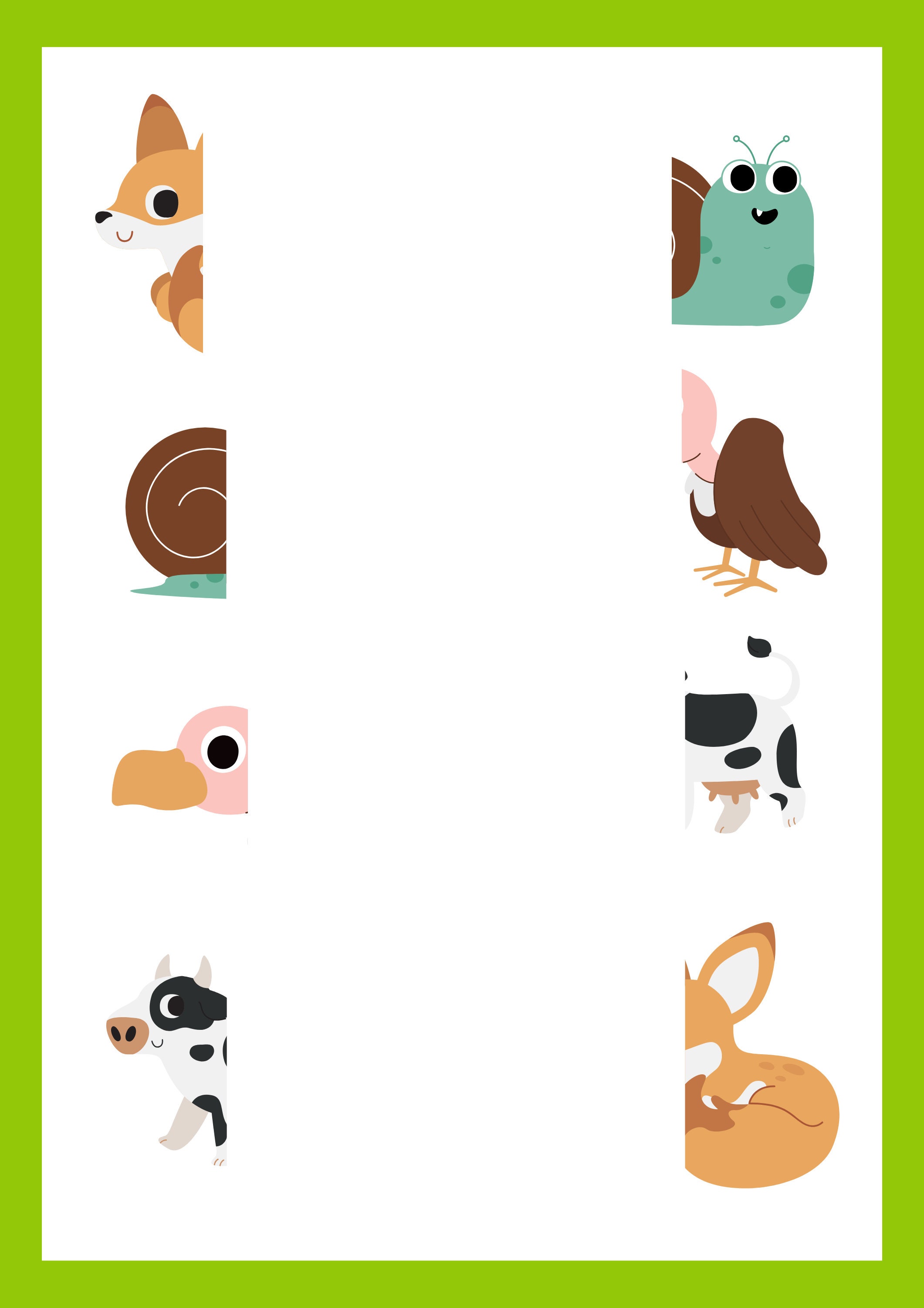 Matching Activity for Kids. Develop Memory and Cognitive Skills for ...