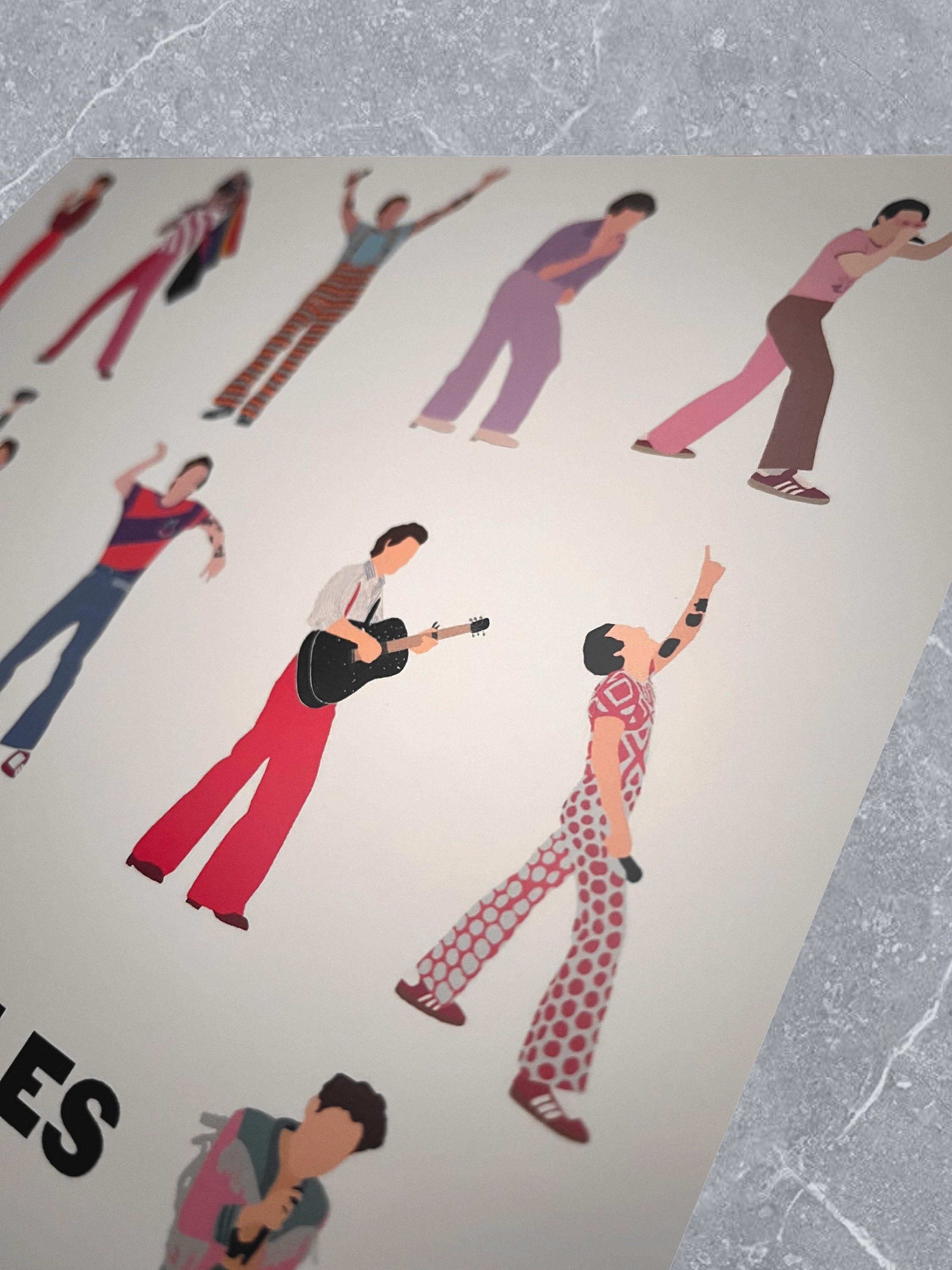 A4 HARRY STYLES *love on Tour* Poster - Etsy