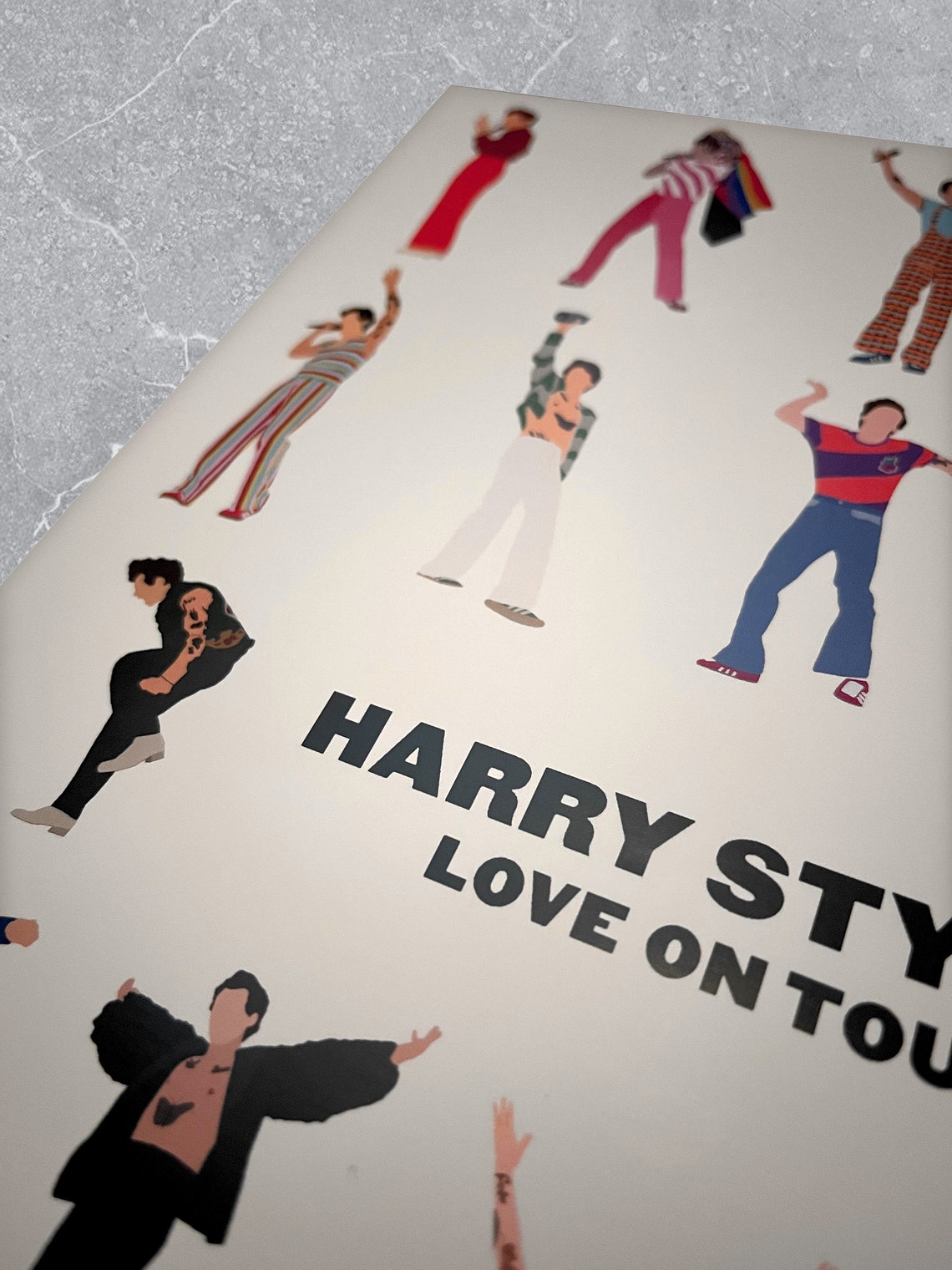 A4 HARRY STYLES *love on Tour* Poster - Etsy