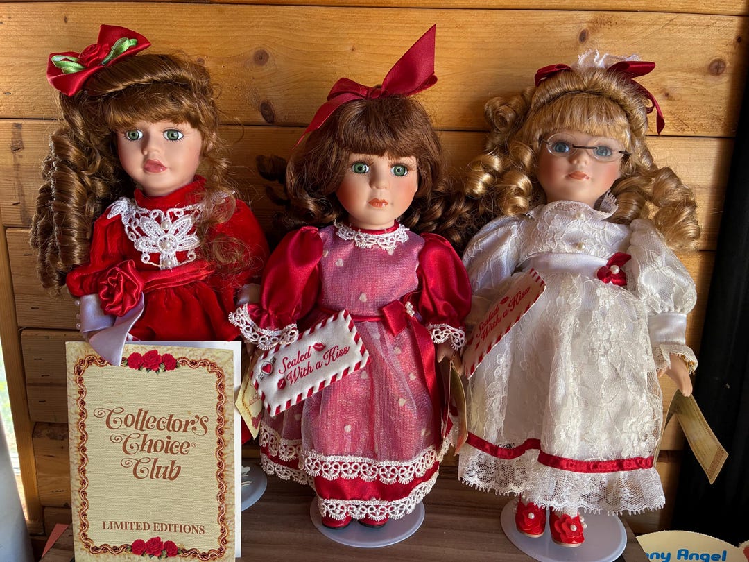 Porcelain Dolls, Littia, Lilly and Lindsey - Etsy
