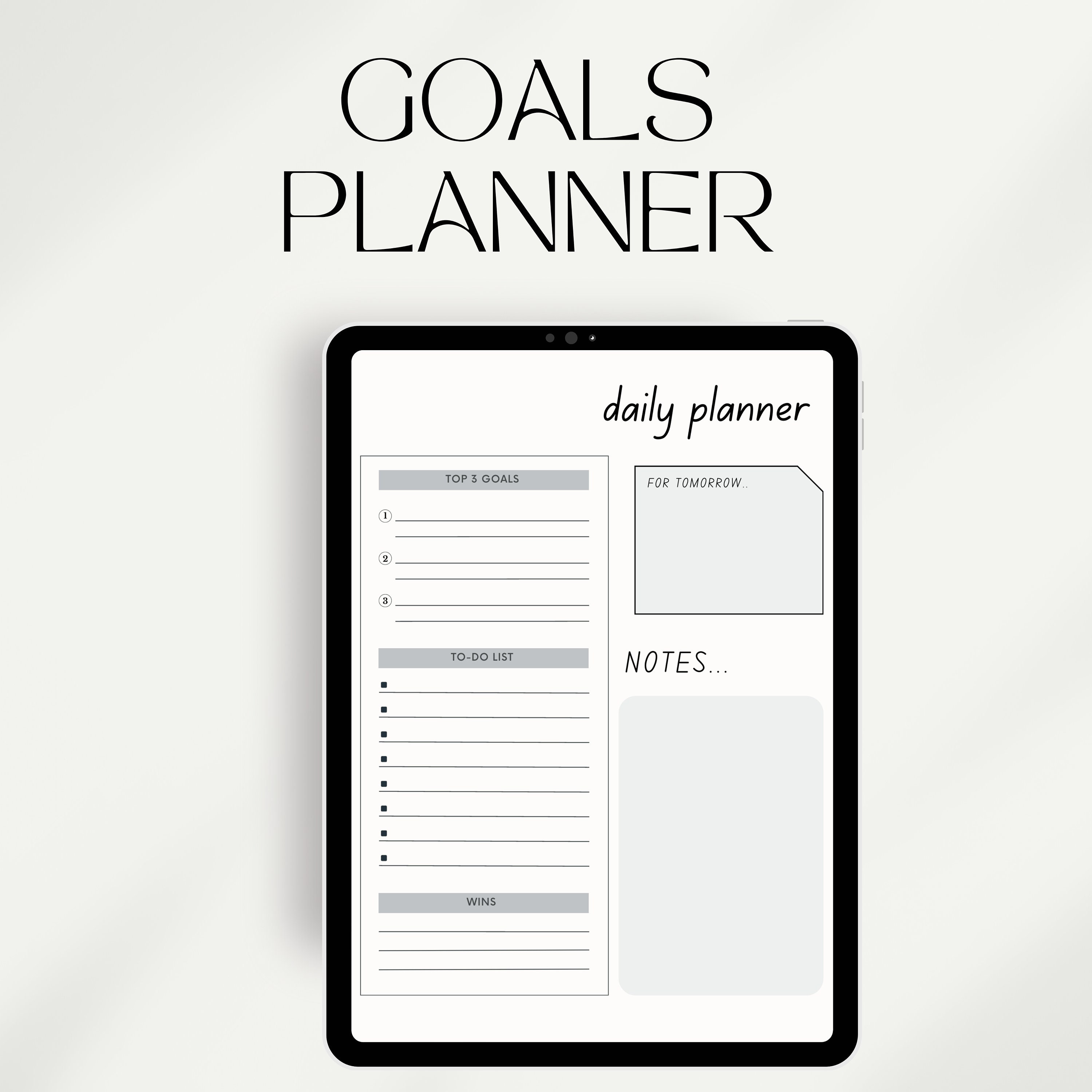 Daily Goals: A Comprehensive Planner for Productivity and Achievement ...
