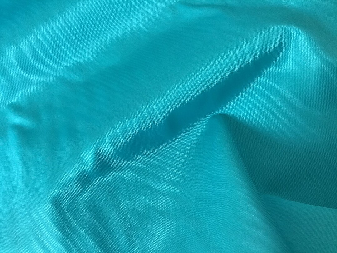 Vintage Moire Taffeta TURQUOISE Lining Sew Sewing Dressmaking Crafti - Etsy