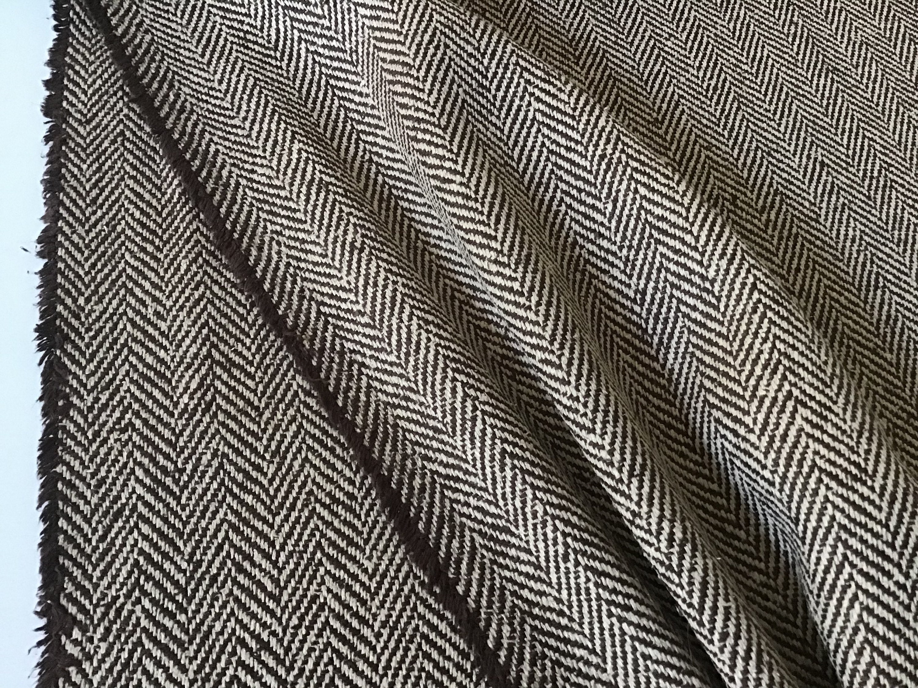 Linen & Silk Herringbone Dressmaking Suiting Sewing by HALF - Etsy