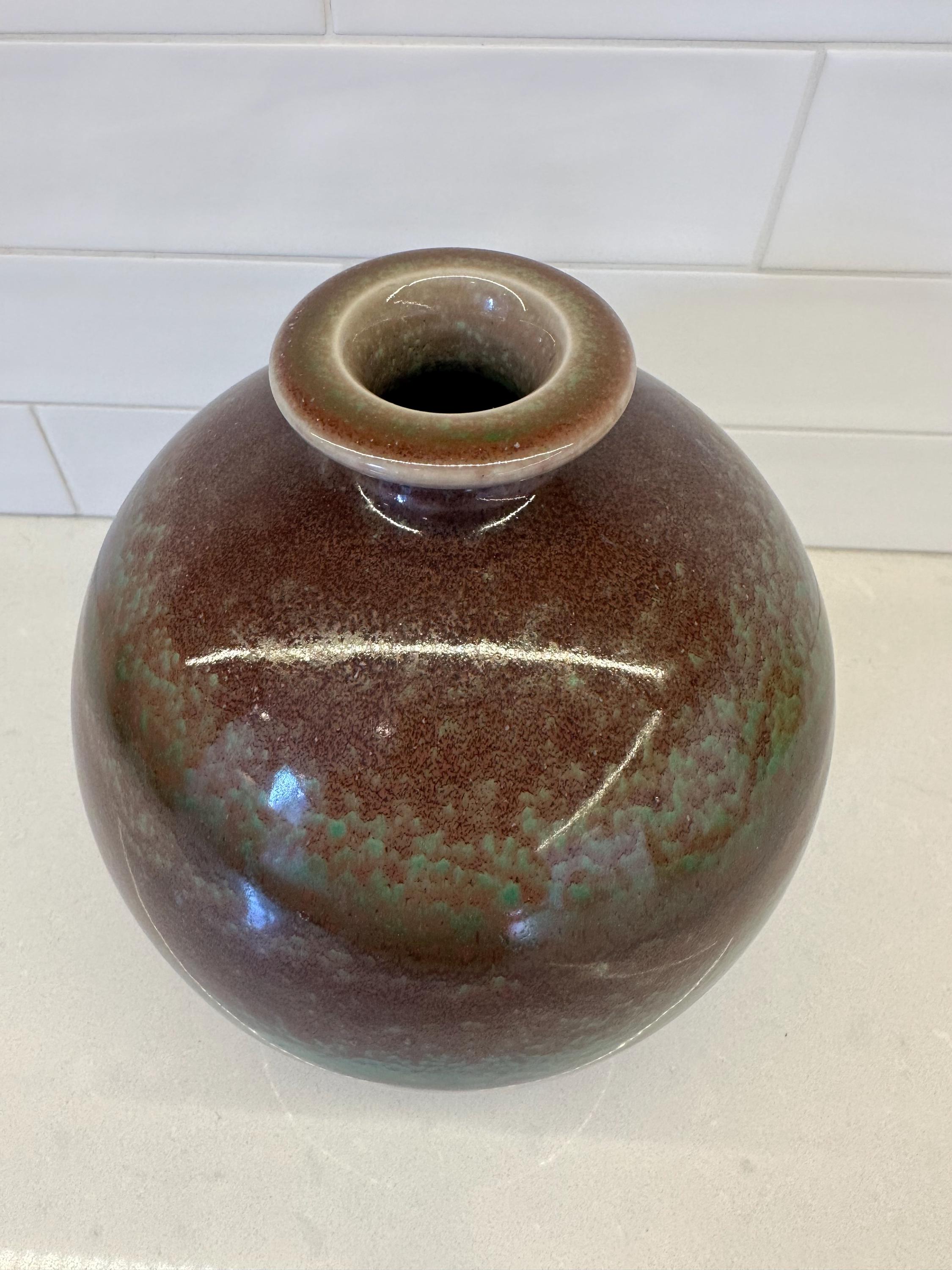 Berndt Friberg Gustavsberg Vase. Vintage From 1960’s. Beautiful Green ...
