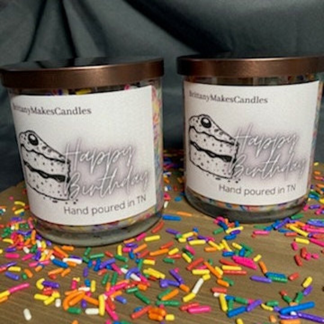 Customize- Happy Birthday Candle - Etsy