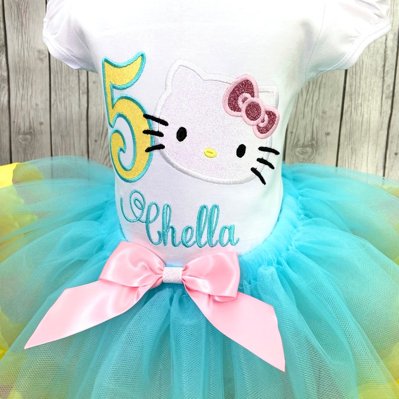 Personalized Hello Kitty Birthday Outfit Kitty Birthday - Etsy