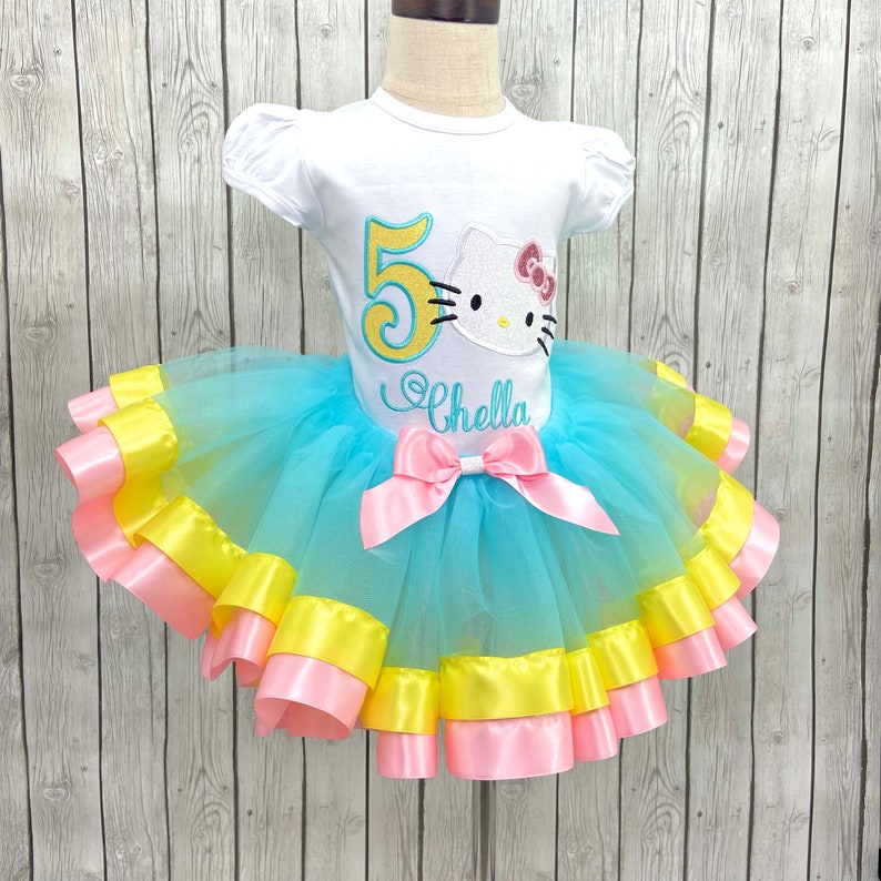 Personalized Hello Kitty Birthday Outfit Kitty Birthday - Etsy