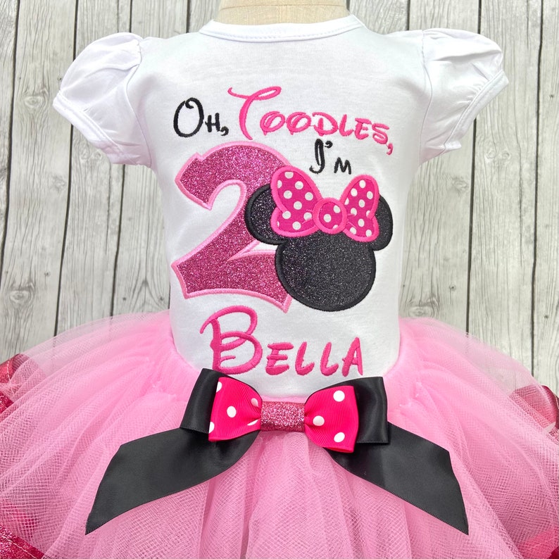Minnie Mouse Birthday Outfit Minnie Mouse Shirt and Tutu - Etsy
