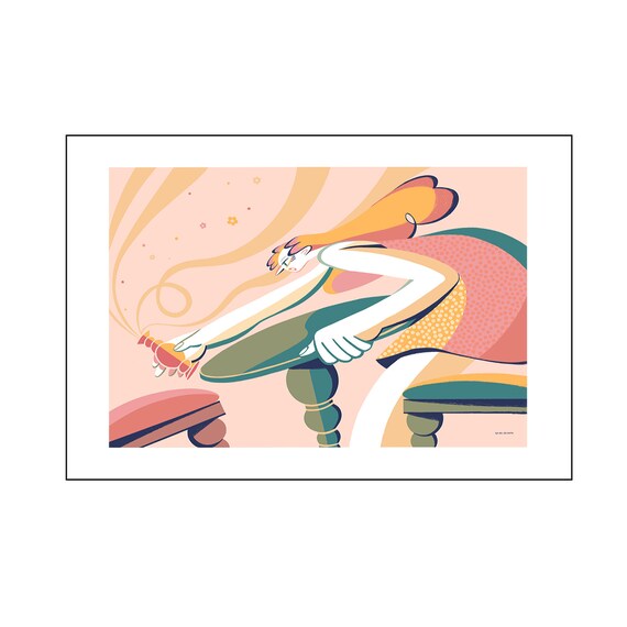 Control Illustration Print Wall Art Home Decor Print Wall - Etsy