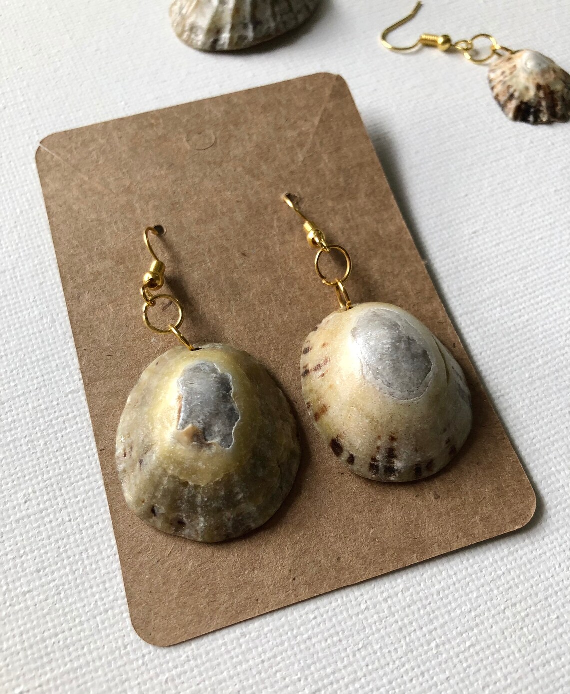 Handmade Shell Earrings 10 - Etsy