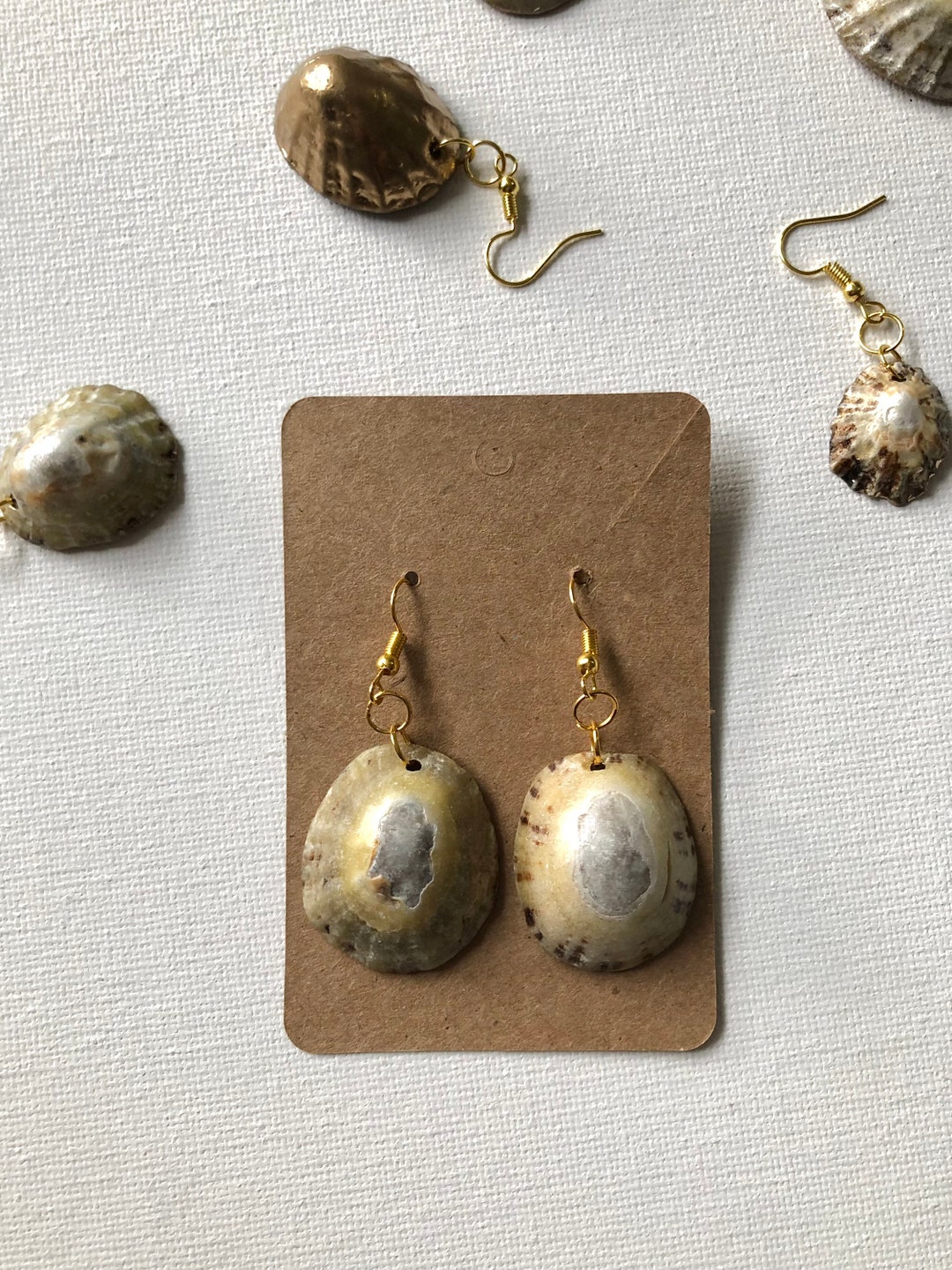 Handmade Shell Earrings 10 - Etsy