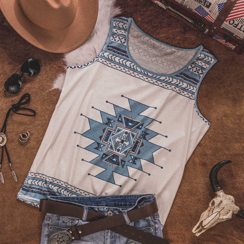 Aztec Top Aztec Tank Top Hippie Top Boho Western Vest - Etsy