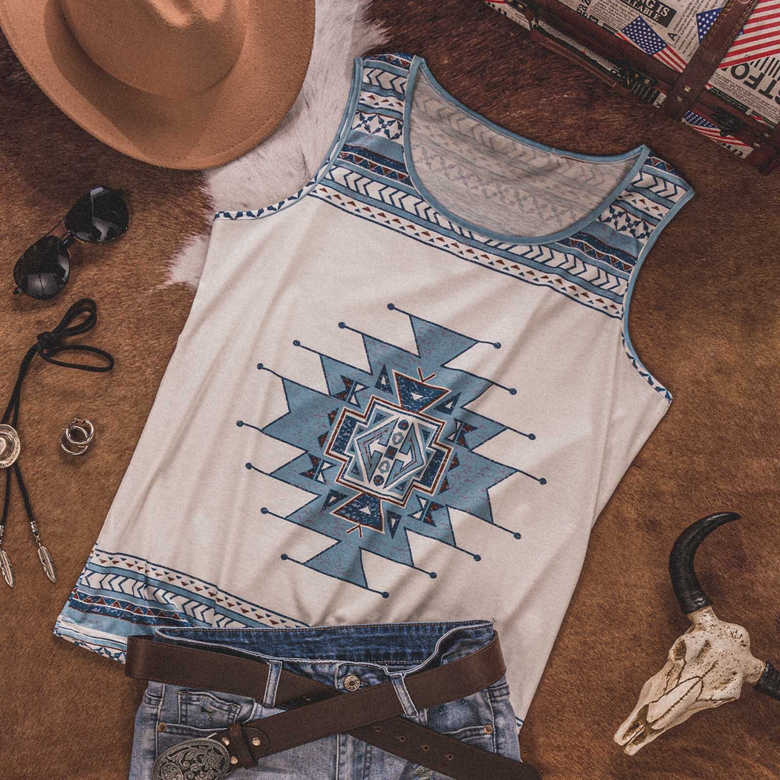 Aztec Top, Aztec Tank Top, Hippie Top, Boho Western Vest, Western Vest ...