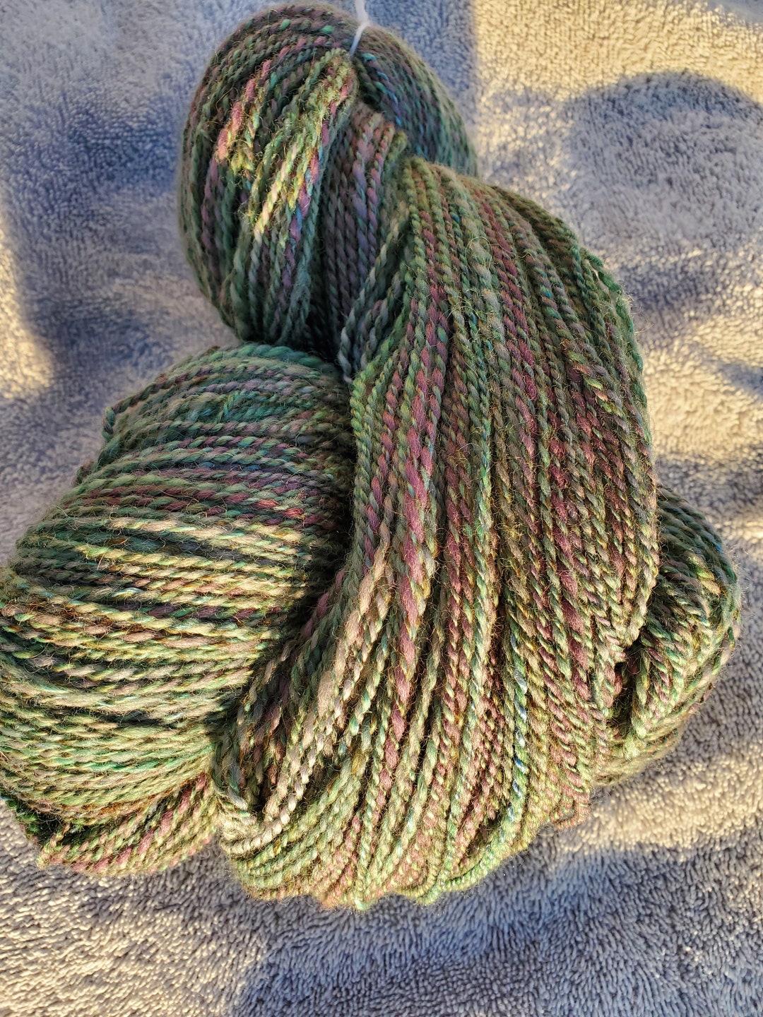Woodland Violets Sport Weight Yarn: Merino, Polwarth, Tussiah Silk ...