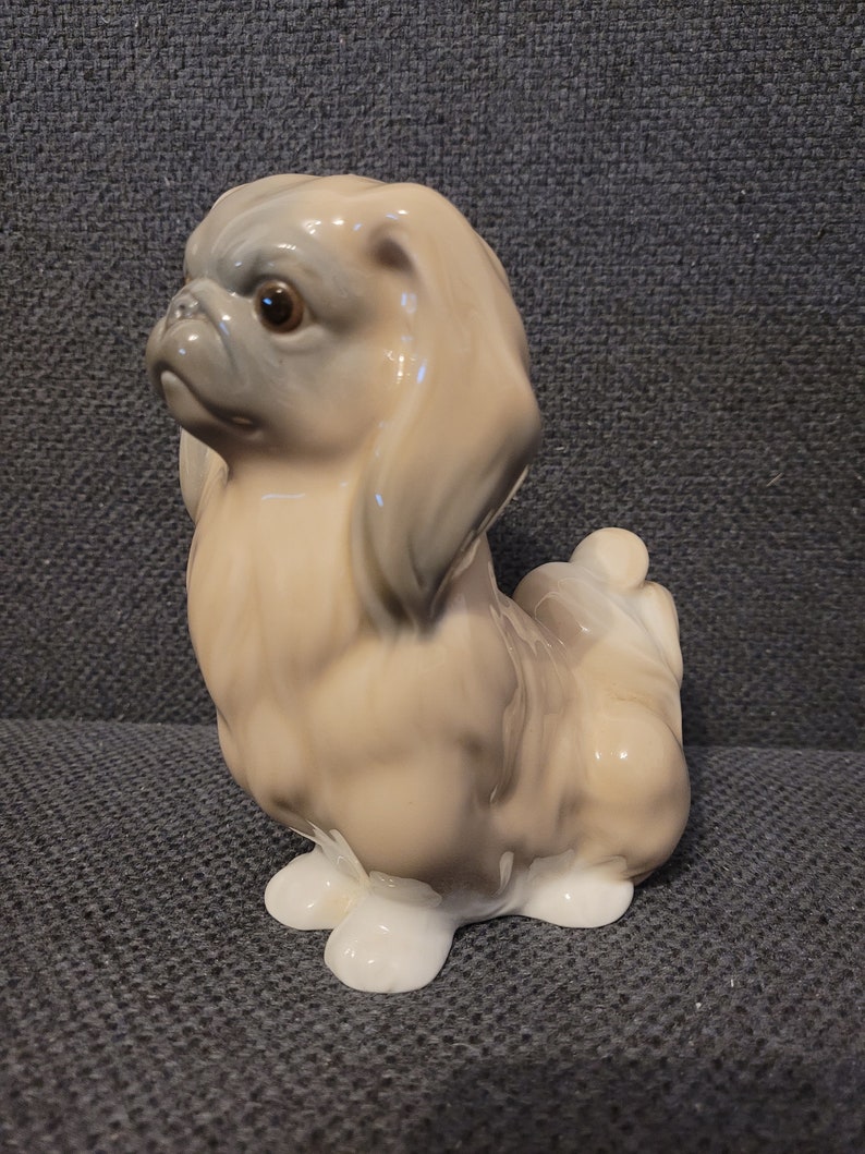 Lladro Pekingese Sitting 4641, Lladro Dog Figurine, Collectable ...