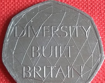 Diversity Built Britain 50p Coin - Etsy Ireland
