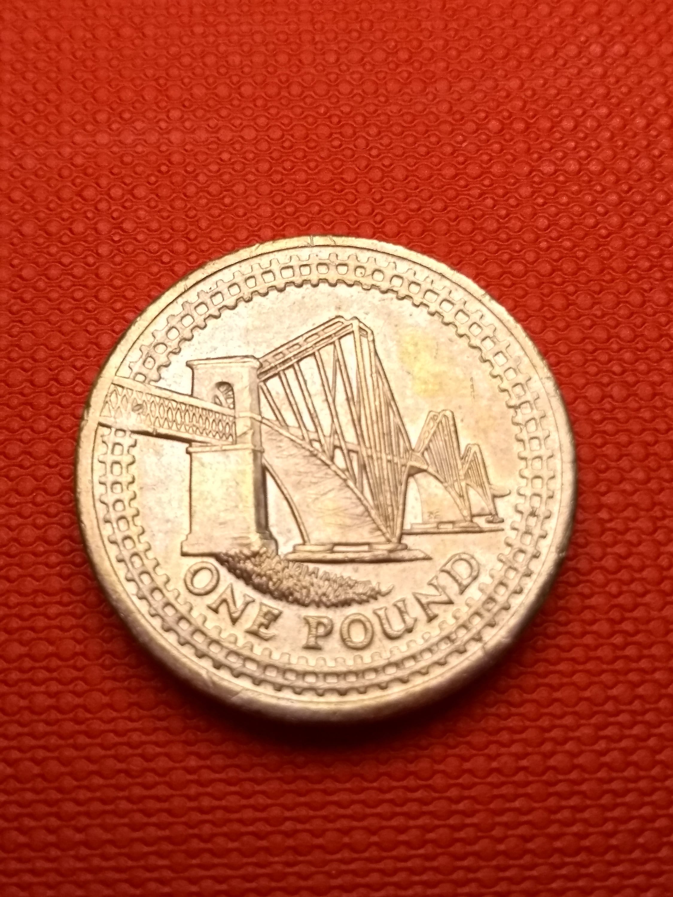 2004 One 1 Pound Coin Forth Bridge Scotland UK /british - Etsy
