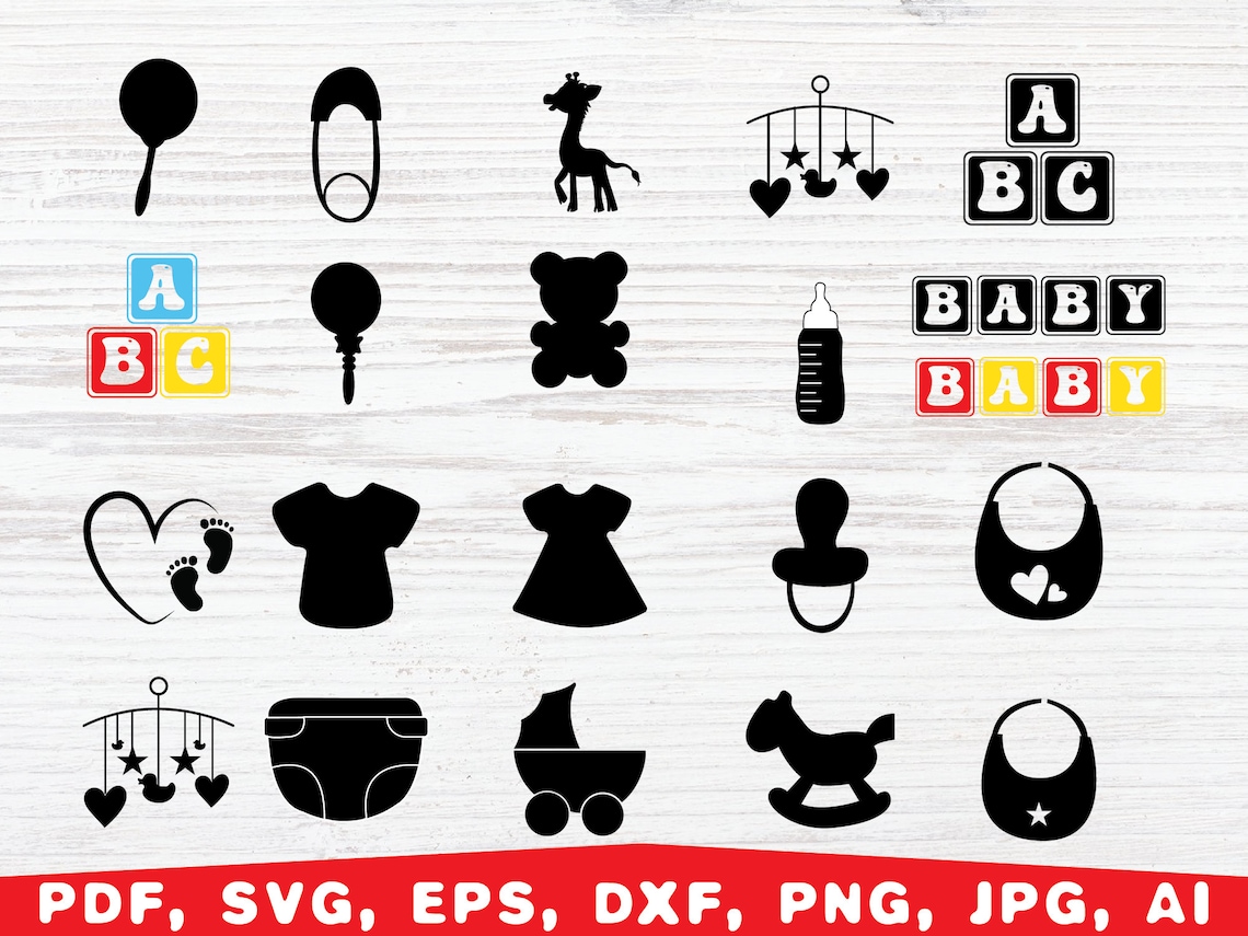 Baby Svg Bundle, Baby Svg, Baby Onesie Svg, Baby Shower Svg, Baby ...