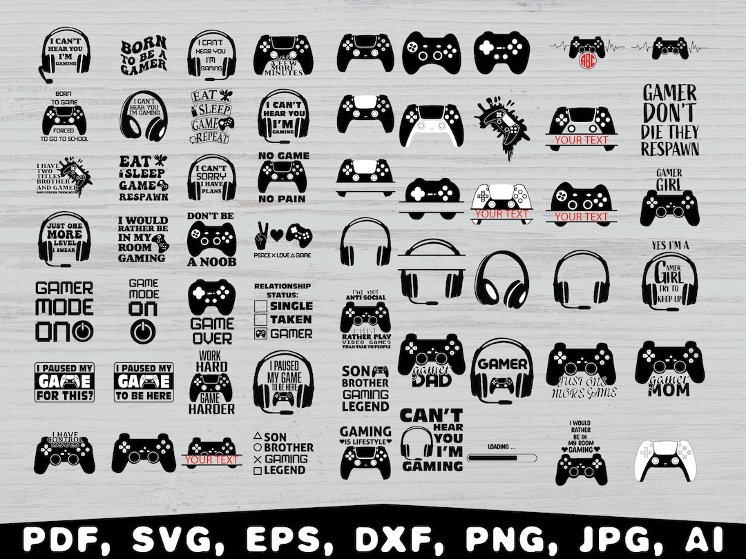 Gamer SVG Bundle Video Game SVG Bundle Gamer Svg Game - Etsy Australia