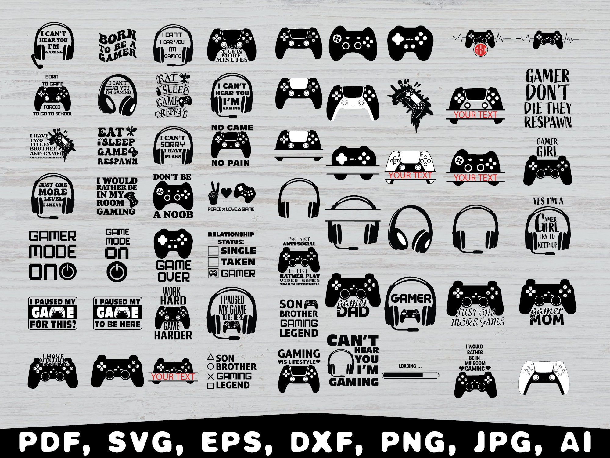 Gamer SVG Bundle Video Game SVG Bundle Gamer Svg Game - Etsy Canada