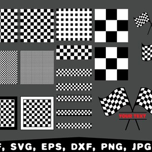 Checkered Bundle Svg, Racing Flag Svg, Start Flags, Racing Stripes SVG ...