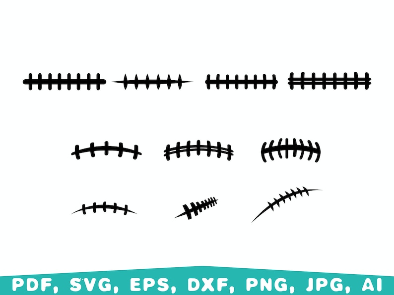 Football Laces Svg Bundle Football Laces Football Silhouette - Etsy