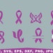 Domestic Violence Awareness Svg Bundle, Purple Ribbon Svg, Stop ...