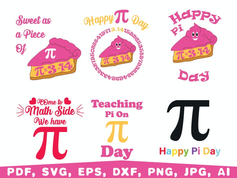 Pi Day Svg, 3.14 Svg, Teacher Pi Day Svg, Math Teacher Svg, Happy Pi ...
