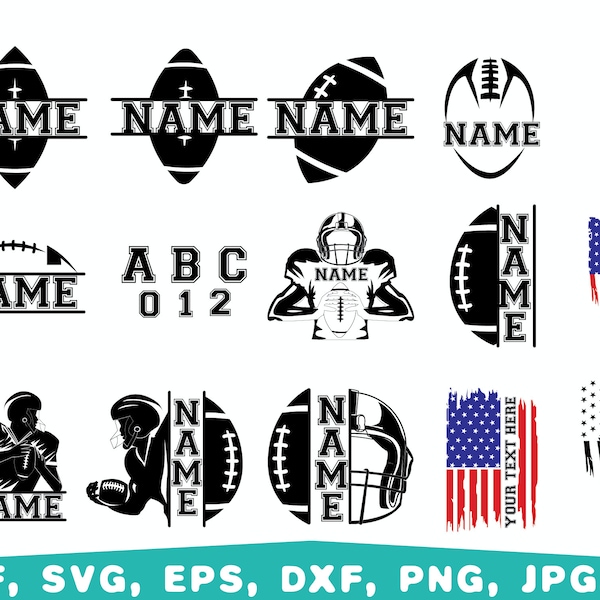 Half Football Half Helmet Svg - Etsy