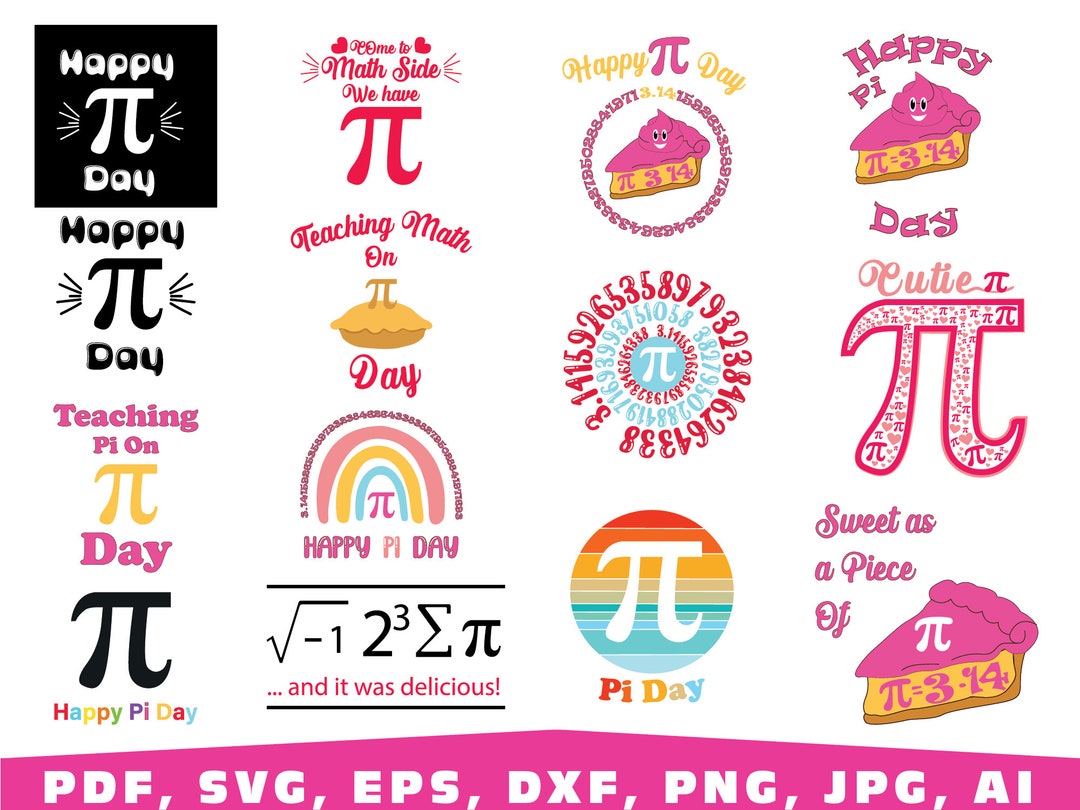 Pi Day Svg, 3.14 Svg, Teacher Pi Day Svg, Math Teacher Svg, Happy Pi ...