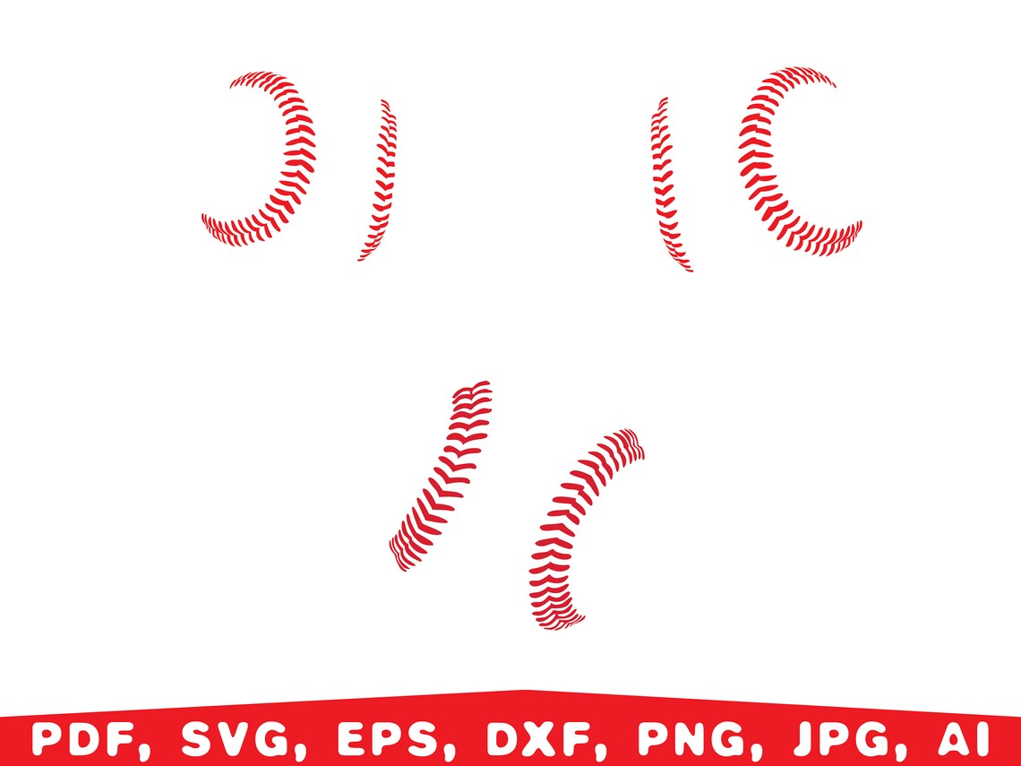 Baseball Stiches Svg Baseball Svg Softball Svg baseball | Etsy