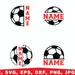 Soccer Svg, Soccer Monogram Svg, Soccer Player Svg, Name Soccer Svg ...