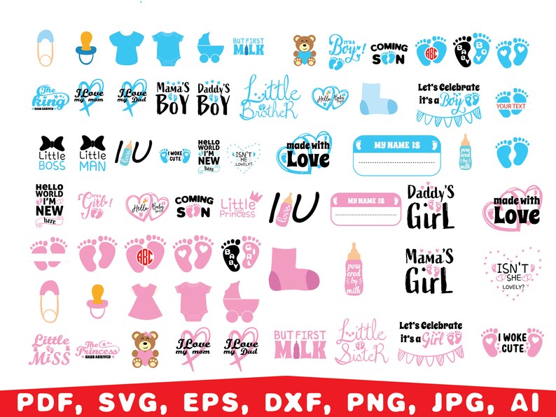 Baby Svg Bundle Baby Svg Baby Onesie Svg Baby Shower Svg - Etsy