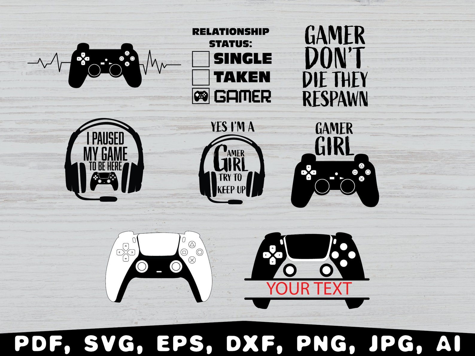 Gamer SVG Bundle Video Game SVG Bundle Gamer Svg Game - Etsy UK