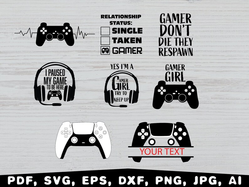 Gamer SVG Bundle Video Game SVG Bundle Gamer Svg Game - Etsy
